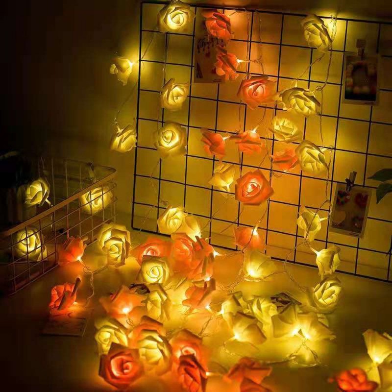 Kunjah Wedding Buy Battery/usb Rose Flower Led String Lights Wedding