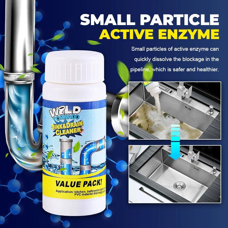 Buy powerful drain sink & toilet cleaner powder at best price in ...