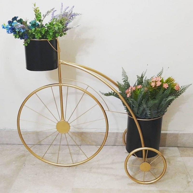 Buy decorative cycle metal with flower pots at best price in Pakistan ...
