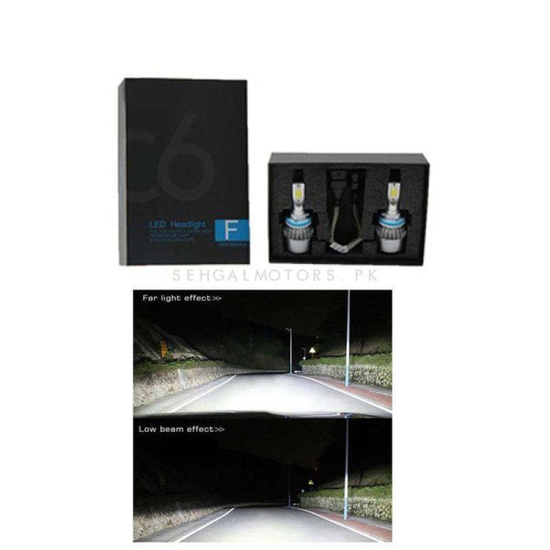 Buy car brightest light c6 pro led smd hid for head lights headlamps ...