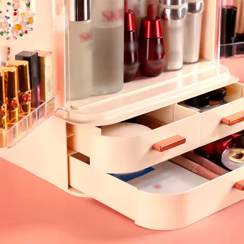 Buy luxury storage box with led mirror at best price in Pakistan | Arish