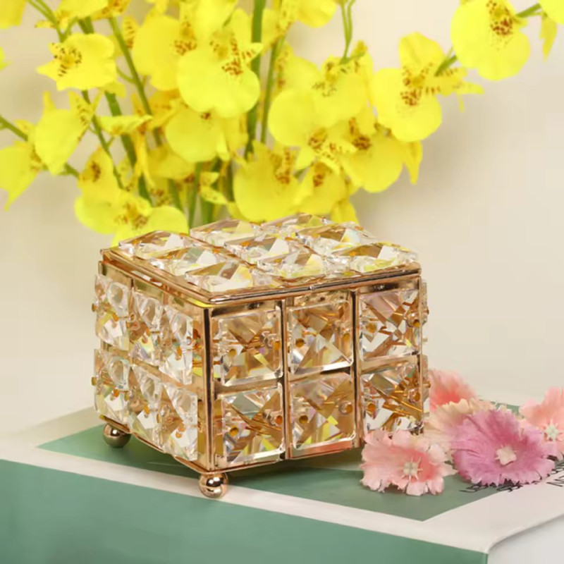 Buy mini crystal jewellery box at best price in Pakistan | Arish