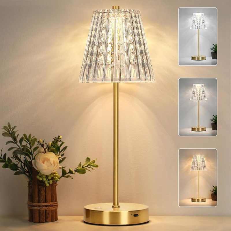 LED Crystal Table Lamp - Elegant Lighting for Any Room