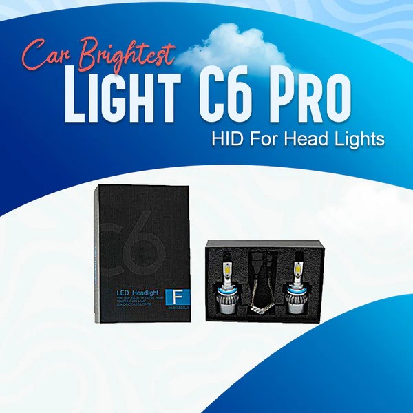 Buy car brightest light c6 pro led smd hid for head lights headlamps ...
