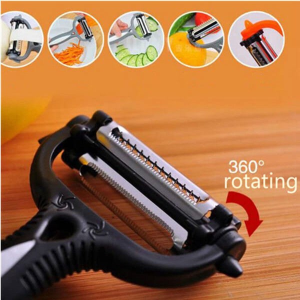 3 in 1 Rotatable Blade Vegetable Cutter
